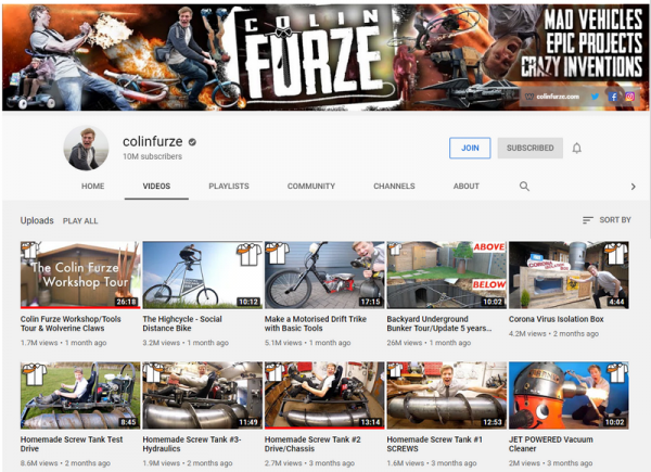 Inspiration - Colin Furze - Getting some Mo-Jo back - BX Project