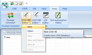 BusMaster - Building a CAN database from a log file - BX Project