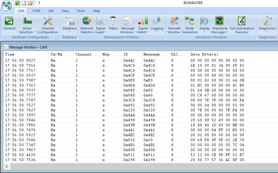 CANBus - Whispering With BusMaster - CANBus Connection - BX Project
