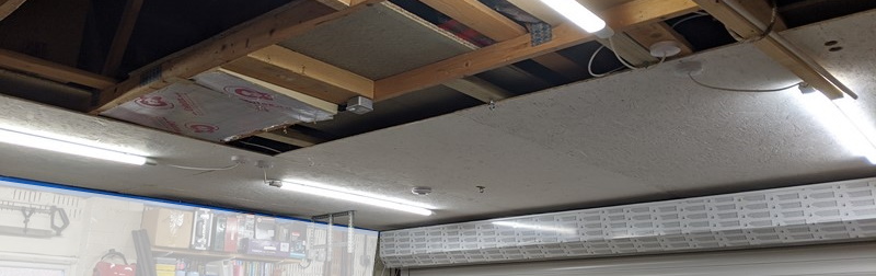 Workshop - OSB Ceiling Installation - Insulating the Workshop - BX Project